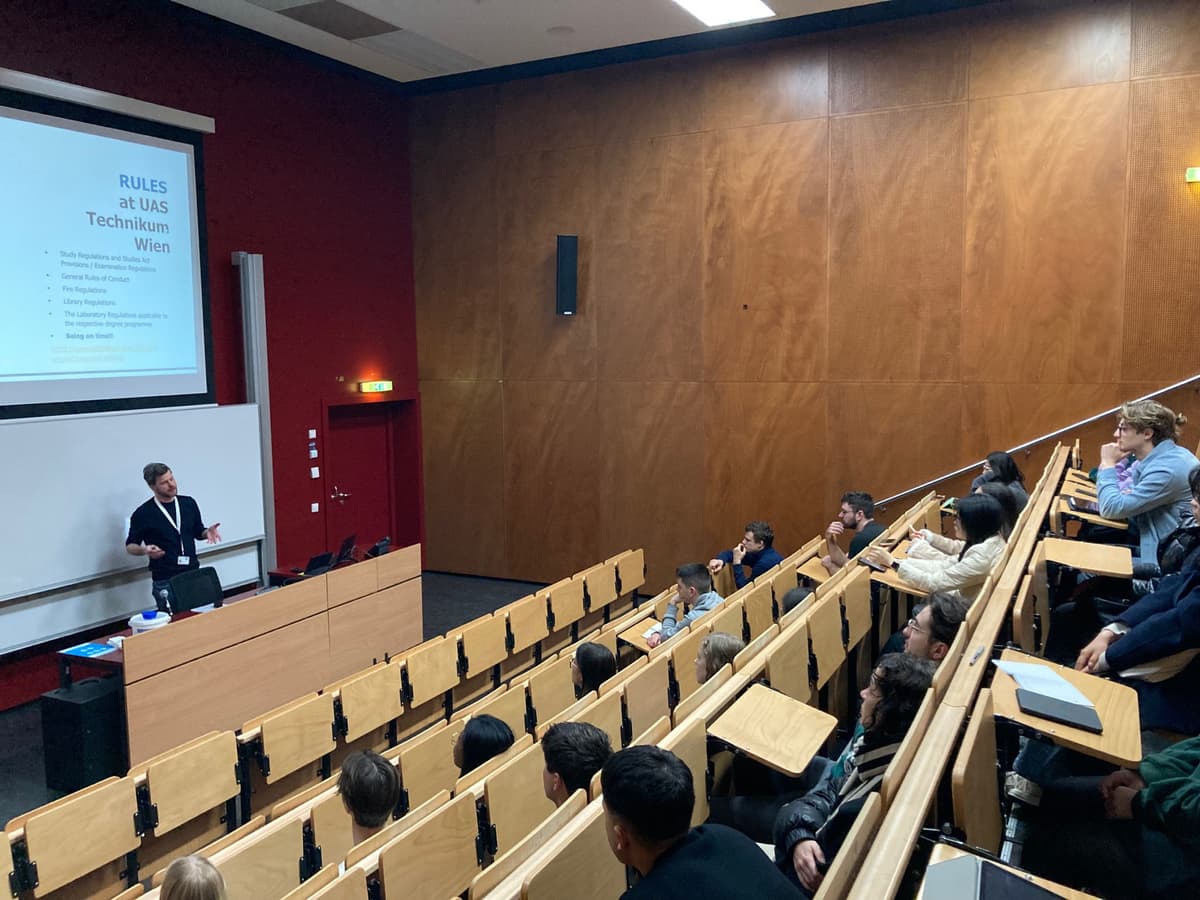 UAS Technikum Wien Welcomes Incoming-Students of the Summer Term 2024 ...